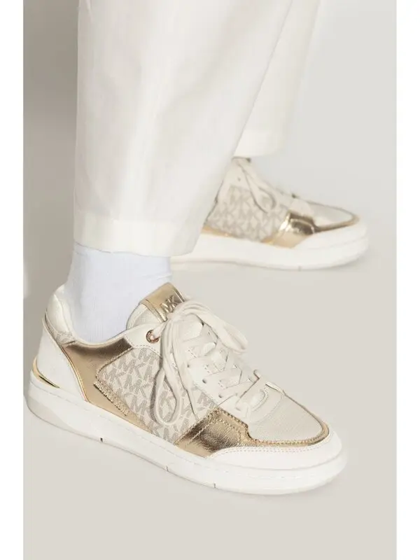 Michael Kors Metallic Leather Sneakers