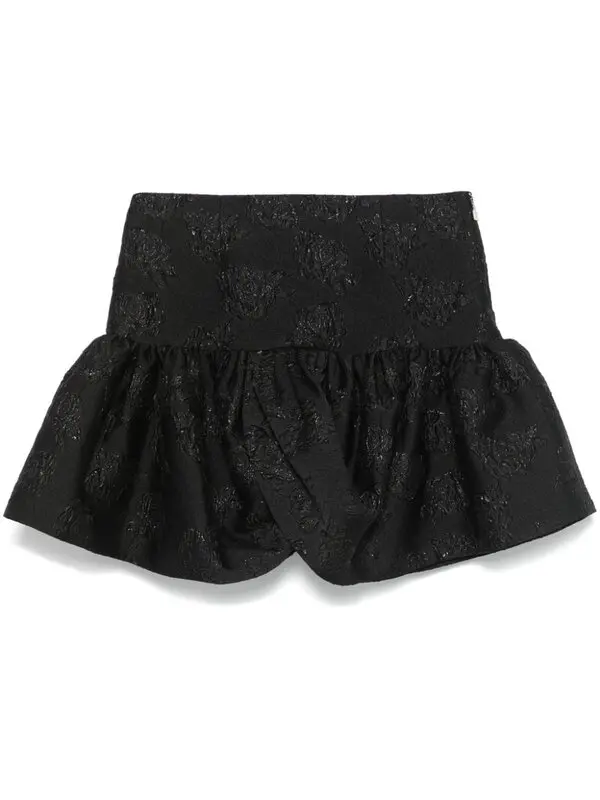 ROTATE BY BIRGER CHRISTENSEN Jacquard Mini Skirt