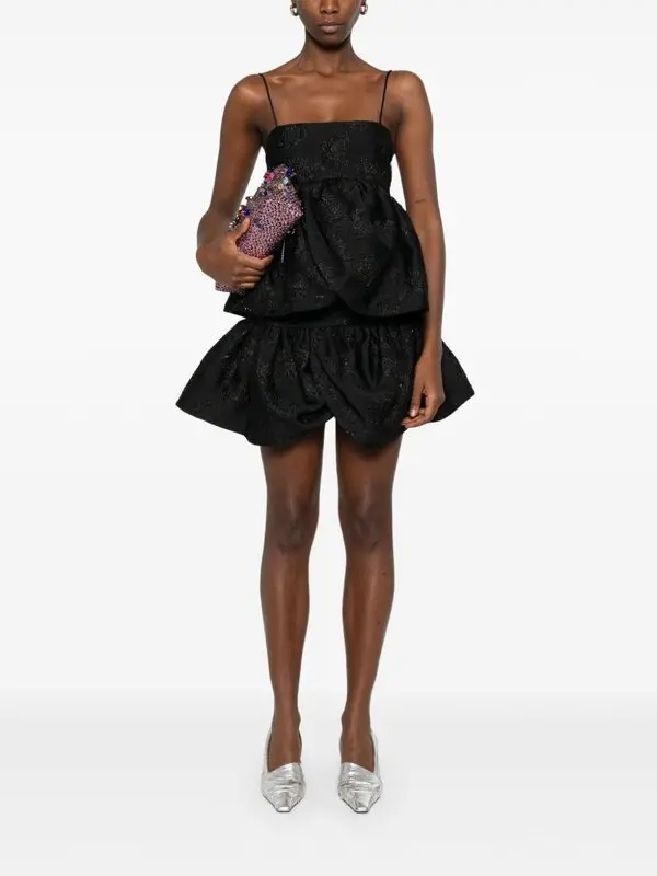 ROTATE BY BIRGER CHRISTENSEN Jacquard Mini Skirt