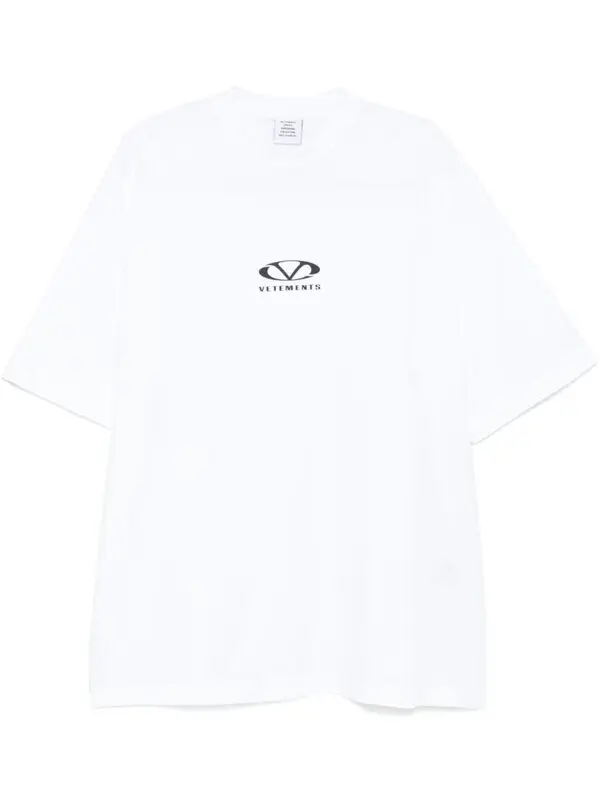 Vetements Logo-print T-shirt - White