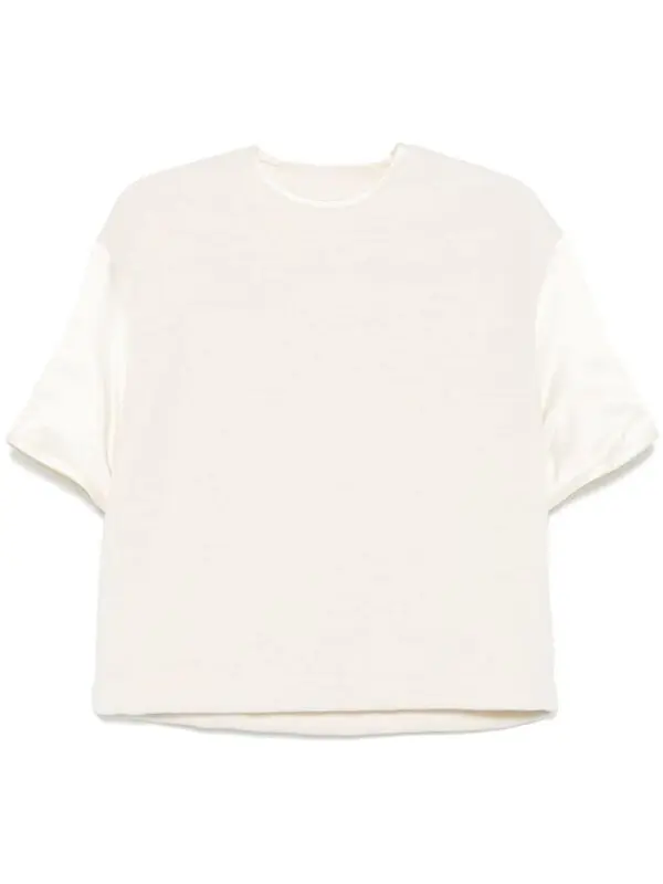 JIL SANDER Virgin Wool Top - White