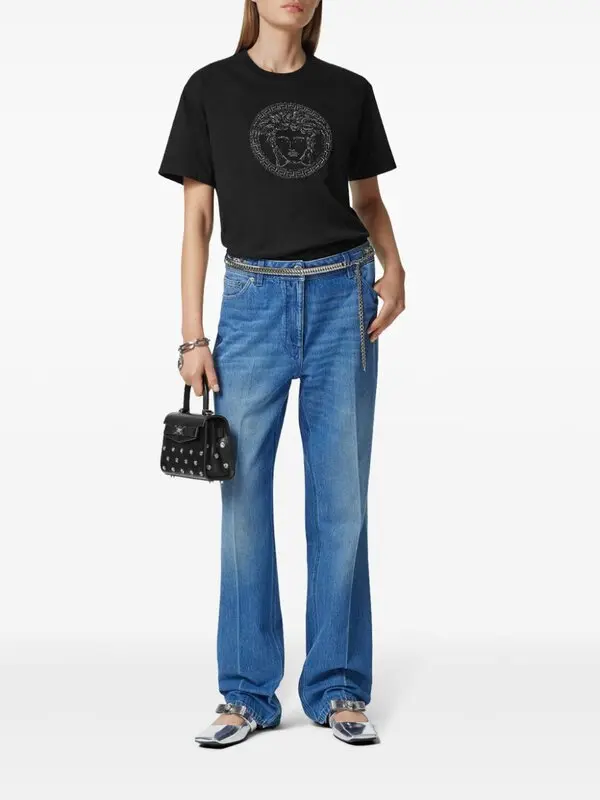 Versace Medusa Embellished T-shirt