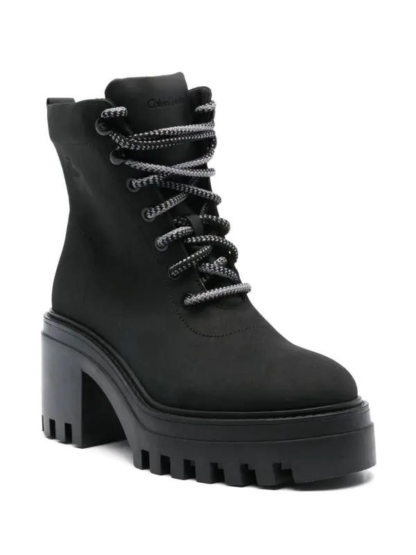 Calvin Klein 50mm Leather Ankle Boots