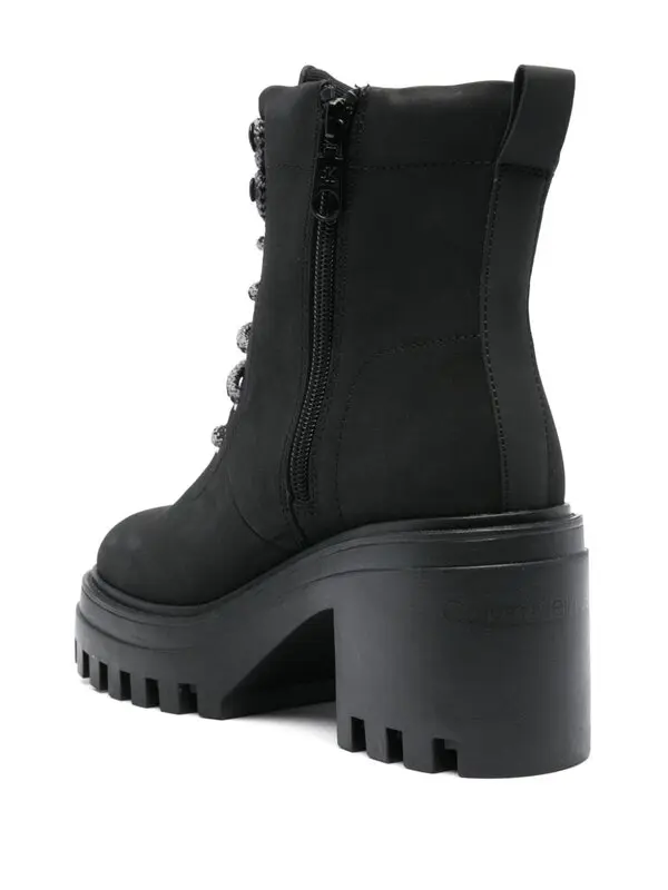 Calvin Klein 50mm Leather Ankle Boots