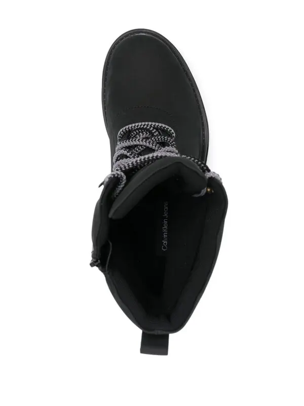 Calvin Klein 50mm Leather Ankle Boots