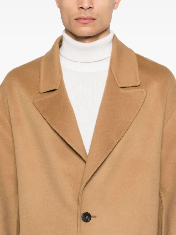 CENERE GB Single-breasted Coat - Brown