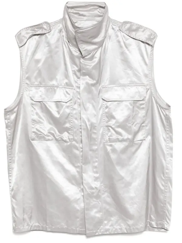 OLLY SHINDER Wet Look Gilet
