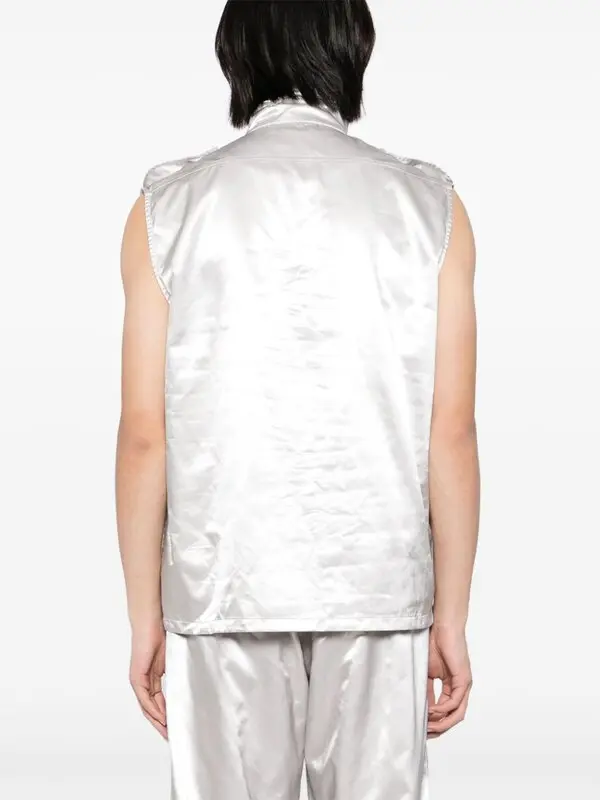 OLLY SHINDER Wet Look Gilet