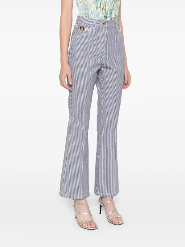 Patou Striped Flared Trousers