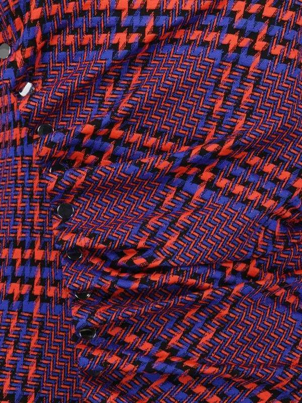 Rabanne Geometric-print Blouse - Red