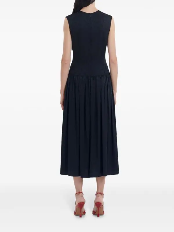 Marni V-neck Midi Dress