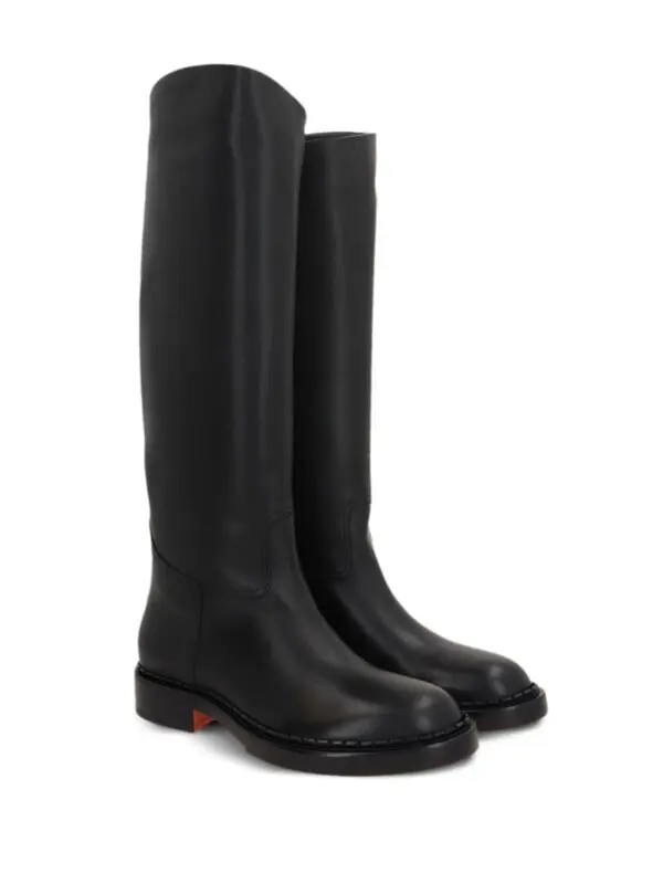 Santoni X 10 Corso Como Leather Boots
