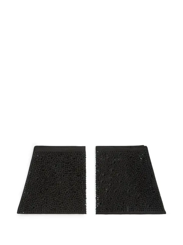 Karl Lagerfeld Crystal-embellished Cuffs - Black