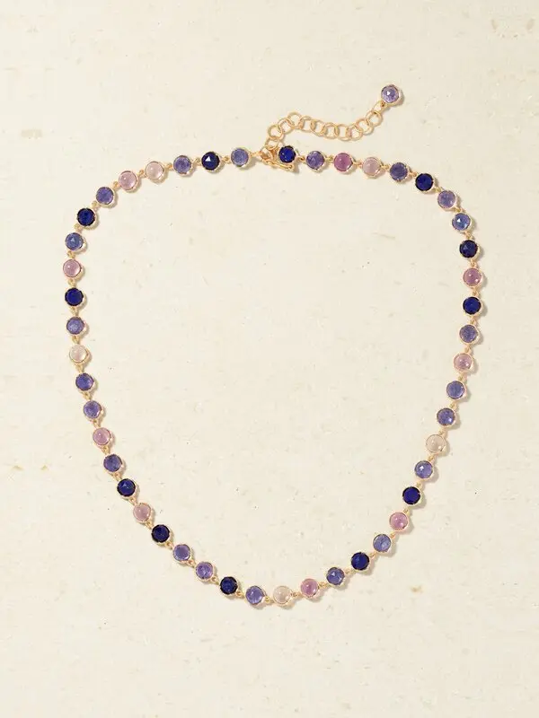 Irene Neuwirth Classic Multi-stone Necklace - Purple