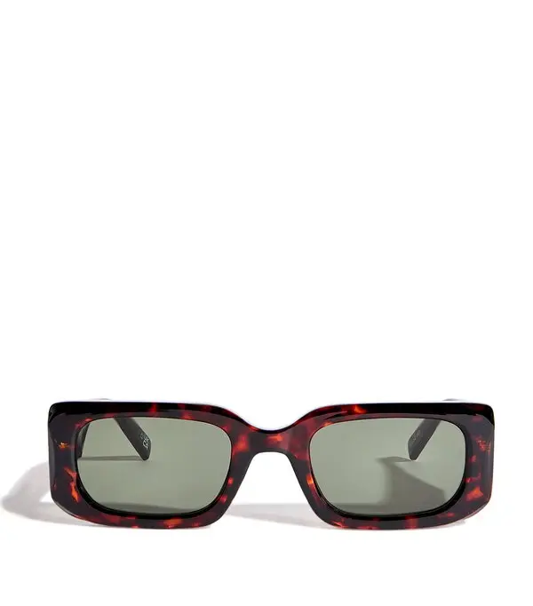 Le Specs Rippled Rebel Sunglasses - Brown | Editorialist