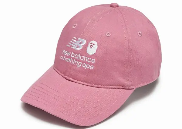 A BATHING APE X New Balance Panel Cap - Red