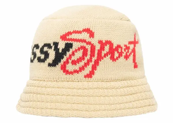 StÜssy Knit Sport Bucket Hat - Khaki