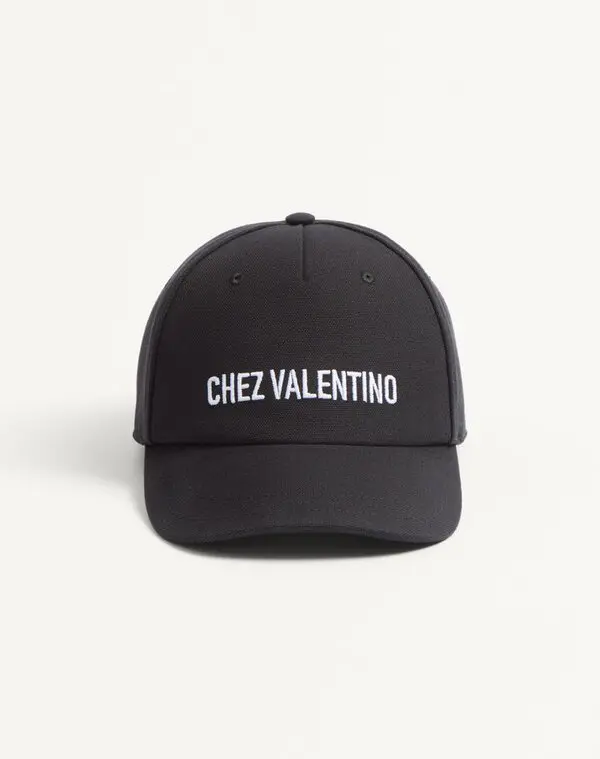 Valentino Garavani Chez Baseball Cap - Black