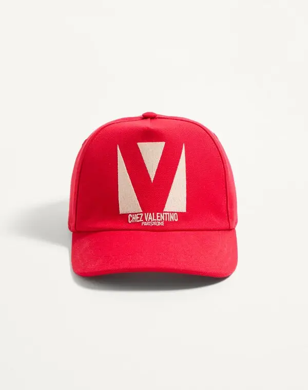 Valentino Garavani Chez Baseball Cap - Pink/butter