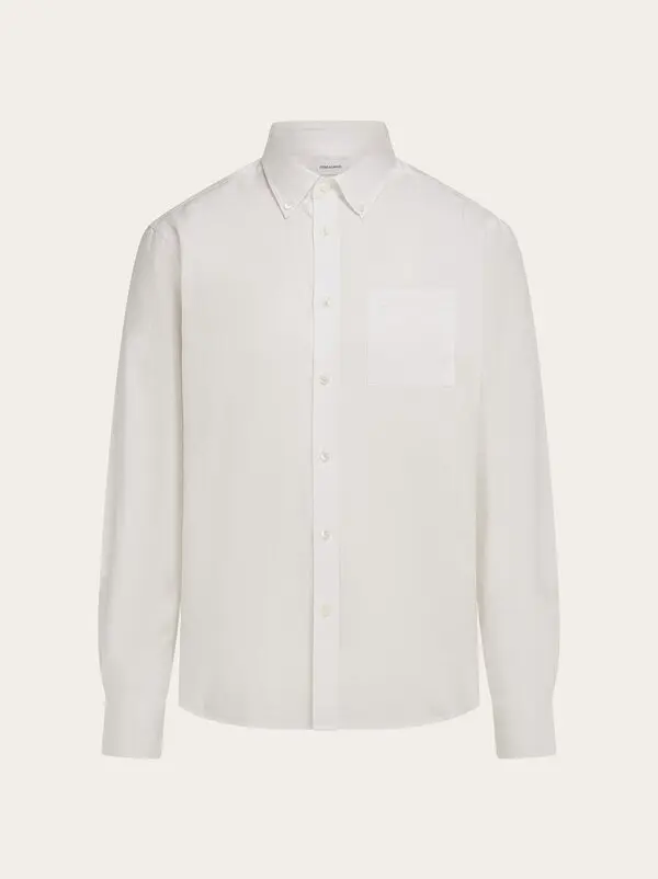 FERRAGAMO Monogram Shirt - White