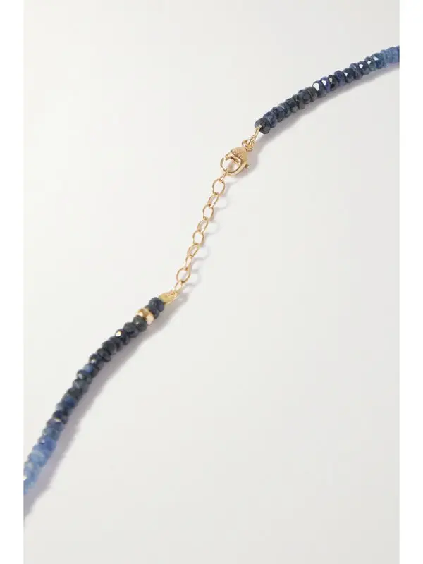 Jia Jia Gold Sapphire Beaded Necklace