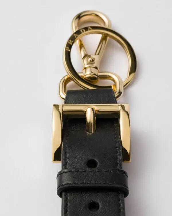 Prada Leather Keychain