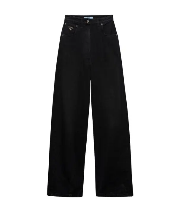 Prada Wide-leg Denim Jeans