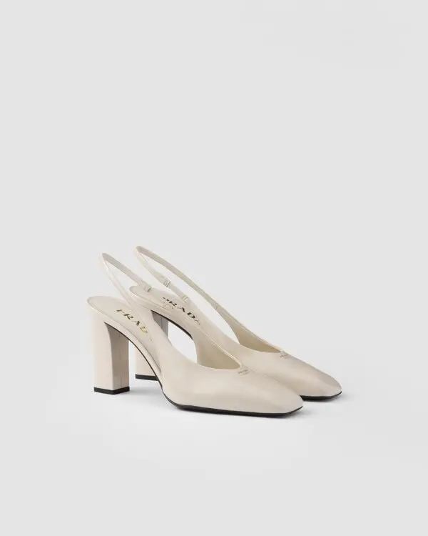 Prada Patent Leather Slingback Pumps