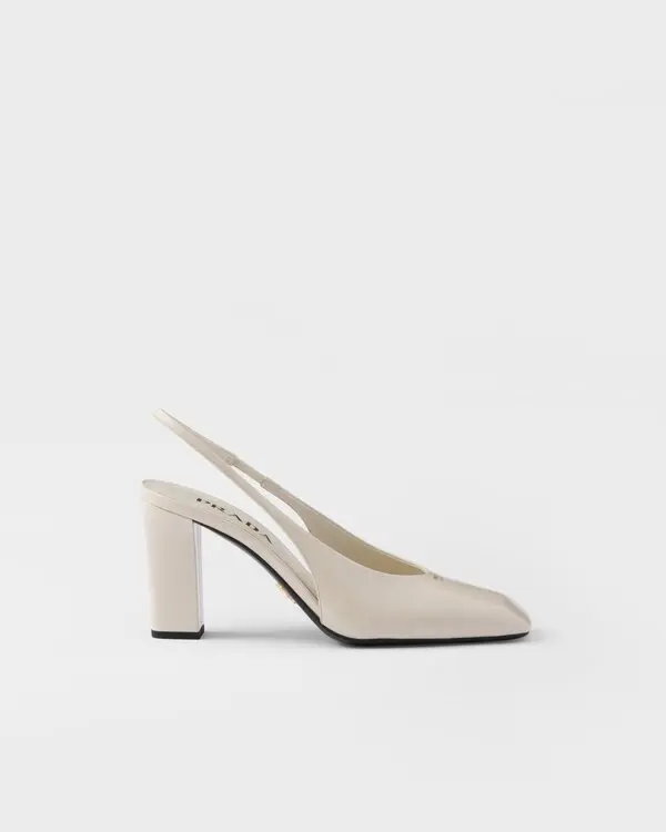 Prada Patent Leather Slingback Pumps