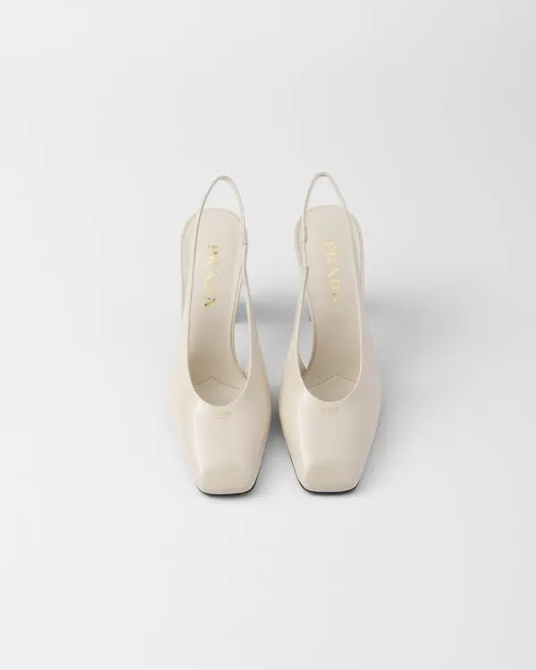 Prada Patent Leather Slingback Pumps