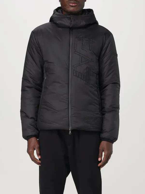 EA7 Padded Zip-up Jacket With Hood