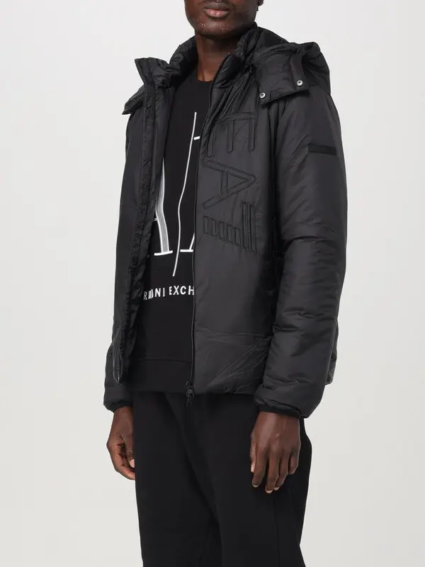 EA7 Padded Zip-up Jacket With Hood