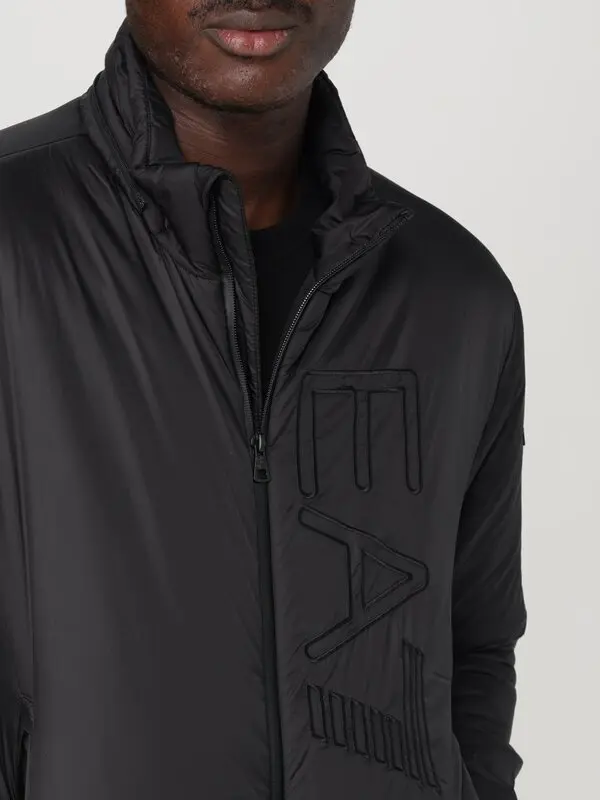 EA7 Padded Zip-up Jacket With Hood
