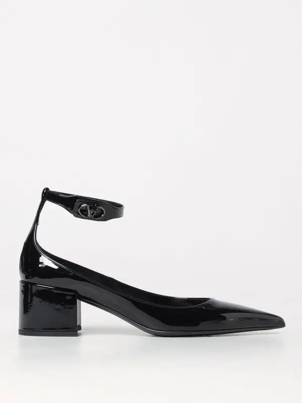 Valentino Garavani Patent Leather Ankle Strap Pumps
