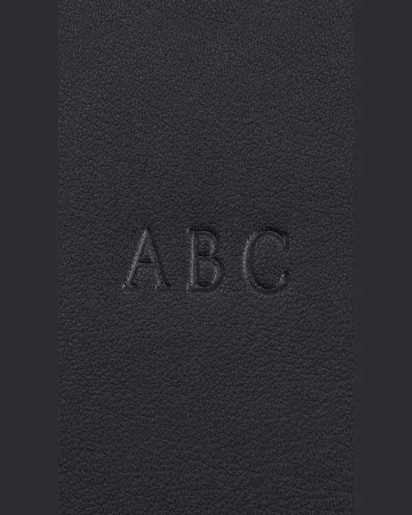 ROYCE NEW YORK Monogrammed Leather Executive Desk Blotter & Accesory Set, Personalized