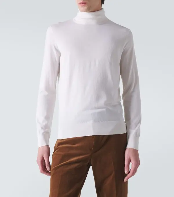 Zegna Cashseta Turtleneck Top