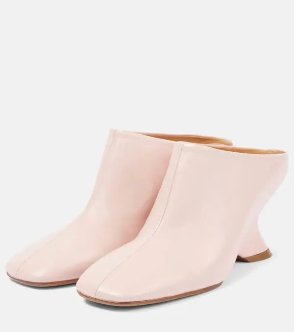 Dries Van Noten Glove 75 Leather Wedges