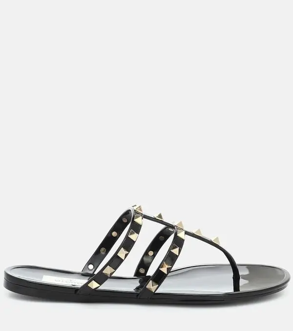 Valentino Garavani Rockstud Thong Slides