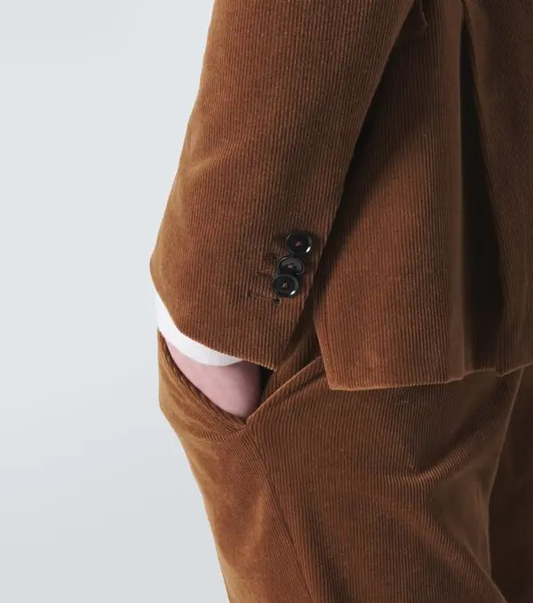 Zegna Cotton And Cashmere Corduroy Blazer