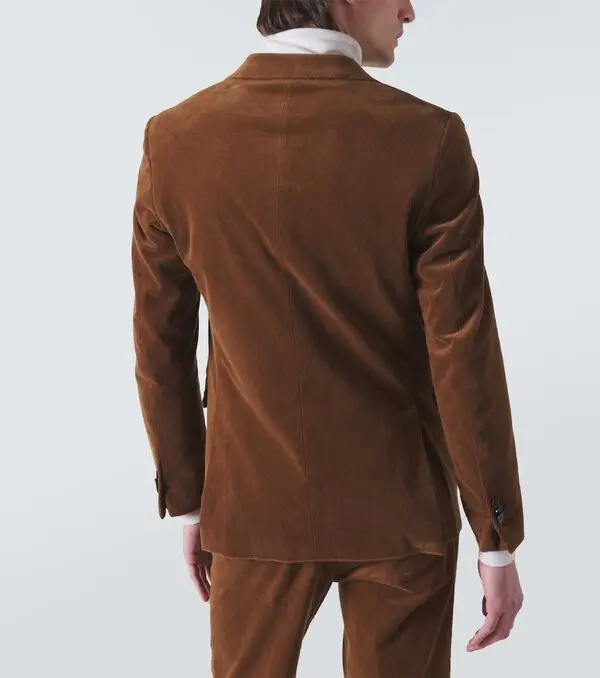 Zegna Cotton And Cashmere Corduroy Blazer