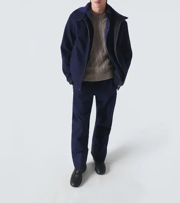 Zegna Cashmere Ski Salopettes