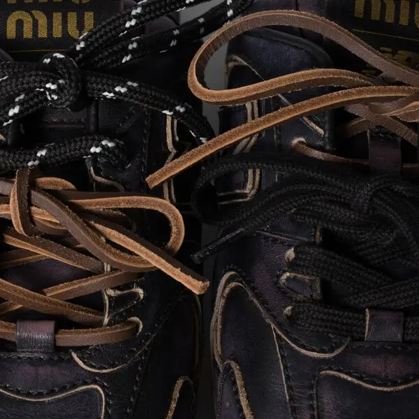 Miu Miu X New Balance 530 Sl Deco Mules - Black