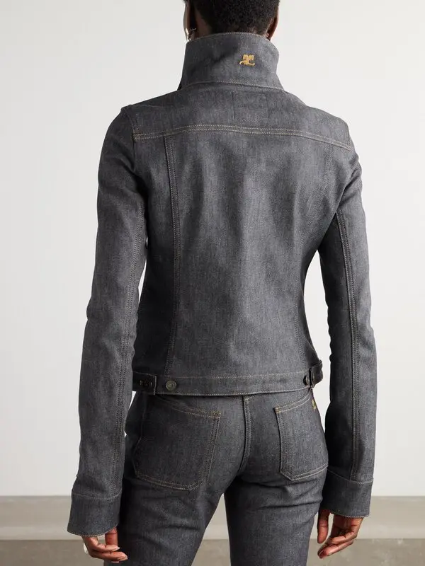 COURREGES Convertible Denim Jacket