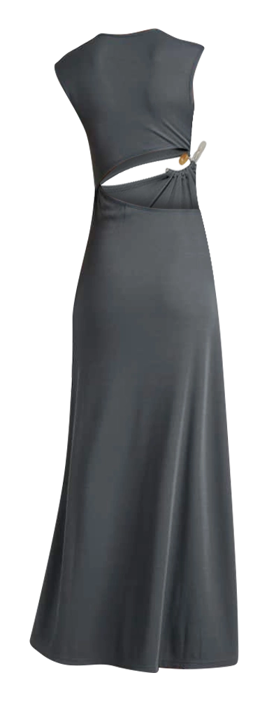 Christopher Esber Concave Stone Maxi Dress - Grey