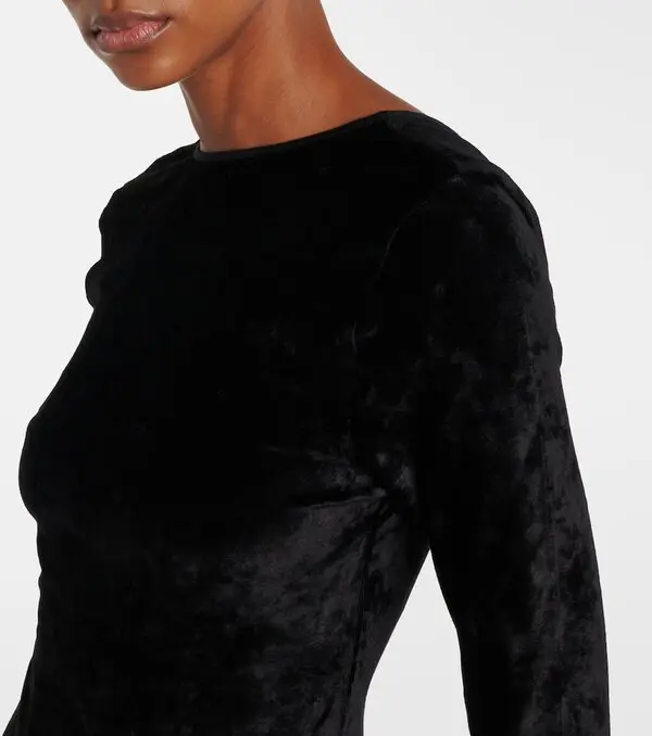 Polo Ralph Lauren Velvet Midi Dress