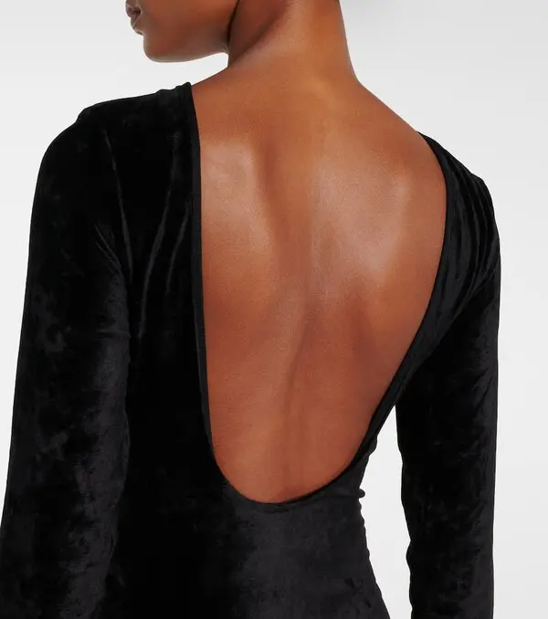 Polo Ralph Lauren Velvet Midi Dress
