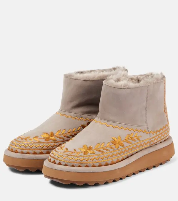 Clergerie Zarina Shearling-lined Snow Boots