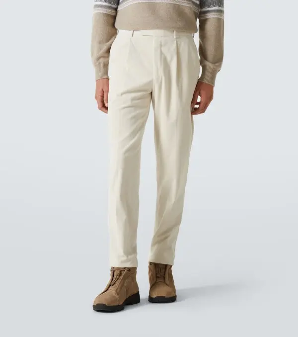 Zegna Cashco Corduroy Straight Pants