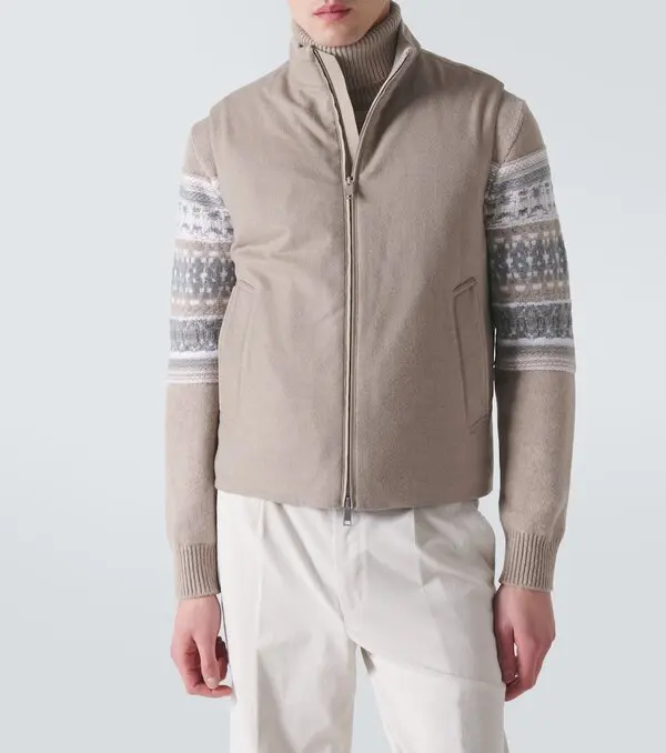 Zegna Cashmere Down Vest