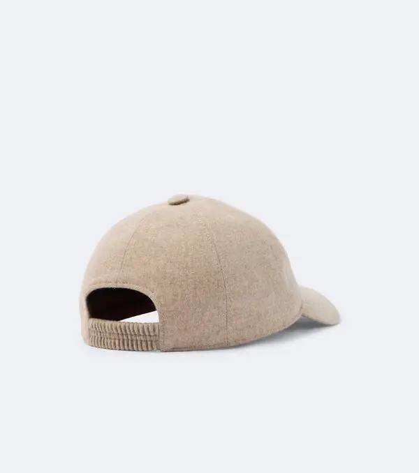 Zegna Cashmere Baseball Cap - Beige